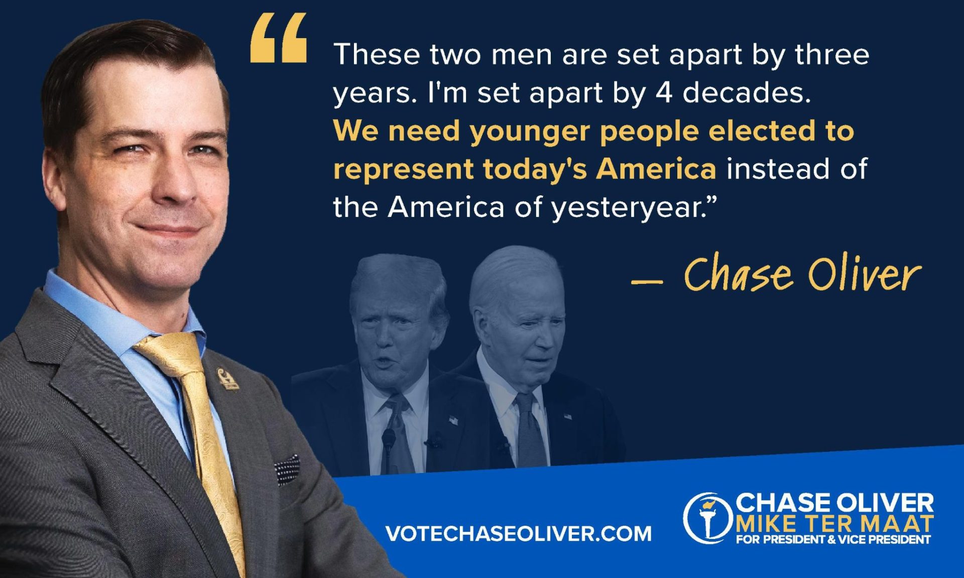 Post-Debate - Chase Oliver for President
