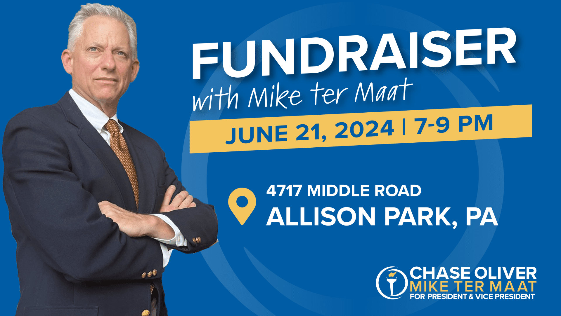 Fundraiser with Mike! - Chase Oliver for President